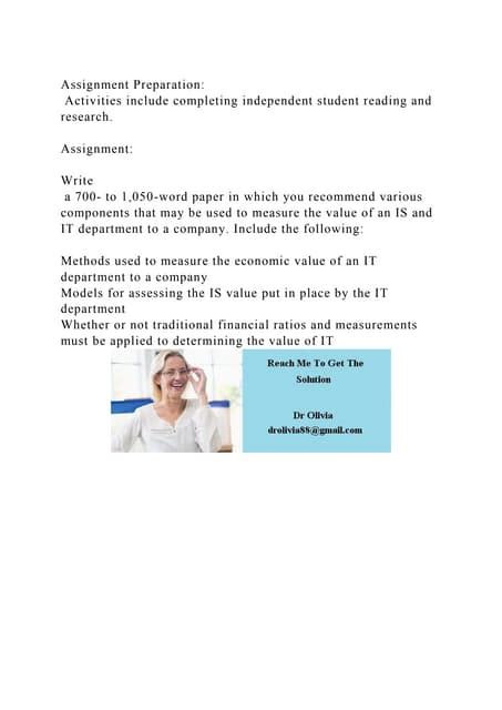 Assignment Preparation Activities Include Completing Independent Docx Assignment Preparation Activities Include Completing Independent Docx