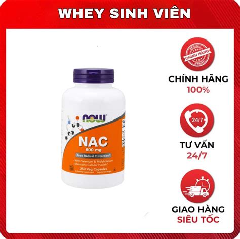NAC Now 600mg 250 viên | wheysinhvien