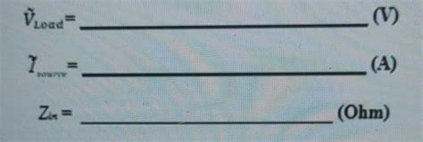 solved problem 3 determine the source voltage current