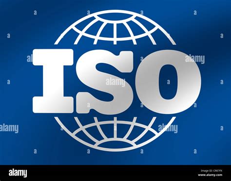 Iso International Organization Standardization Logo Hi Res Stock
