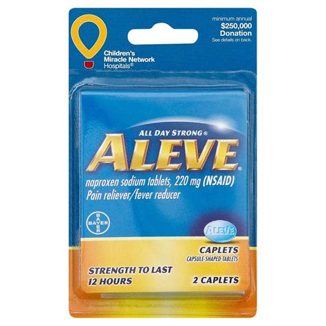 Aleve Pain Reliverfever Reducer 2 Caplets Taste It Market