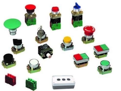 Push Button And Selector Switch Push Button Element No Nc Red Green