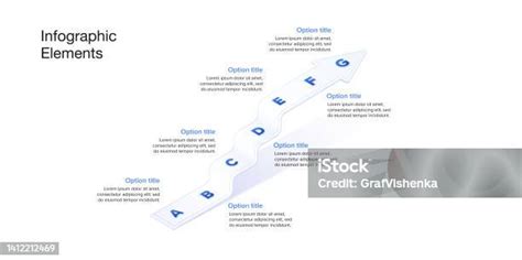 7 단계 화살표가있는 비즈니스 프로세스 차트 인포 그래픽 회사 워크플로 그래픽 요소 회사 흐름도 프레젠테이션 슬라이드