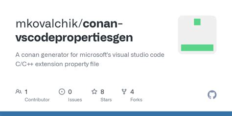 GitHub Mkovalchik Conan Vscodepropertiesgen A Conan Generator For Microsoft S Visual Studio