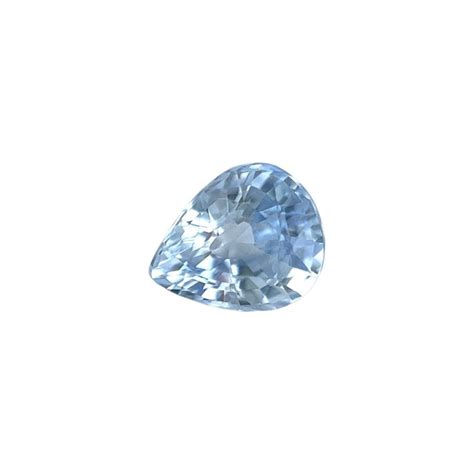 Natural 114ct Light Blue Ceylon Fine Sapphire Pear Cut Loose Gem Vs