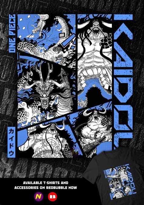 Kaido One Piece Manga Panel By Respestyle Graphic Tshirt Design Anime Tshirt Tshirt Design