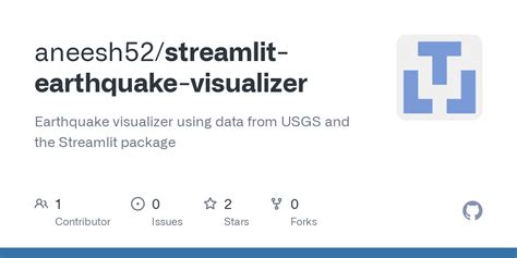 Github Aneesh52streamlit Earthquake Visualizer Earthquake Visualizer Using Data From Usgs