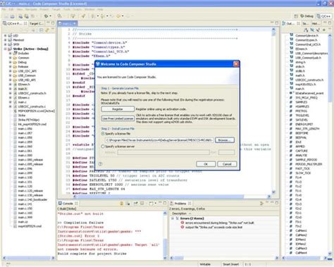 Code Composer V4 Licensing Code Composer Studio Forum Code Composer Studio™︎ Ti E2e