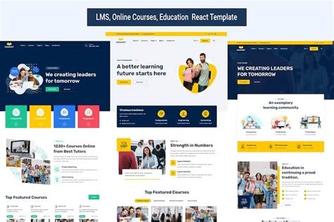 Edumint Lms Online Courses Education Html Template Latest Version
