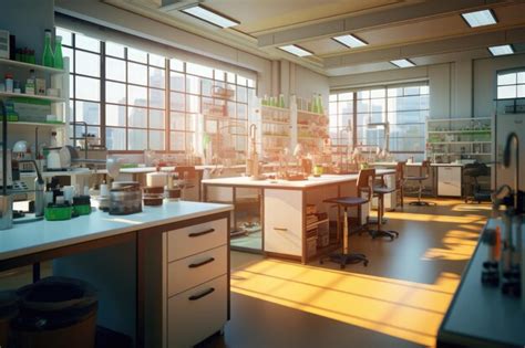 Premium Ai Image Modern Laboratory