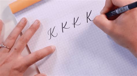 15 Ways To Write Letter K In Brush Calligraphy The Happy Ever Crafter Inc