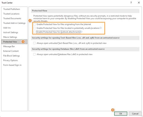 How To Disable Protected View Mode In Excel