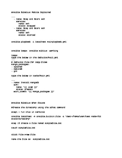 Ansible Sibelius Hands On Pdfcoffeecom