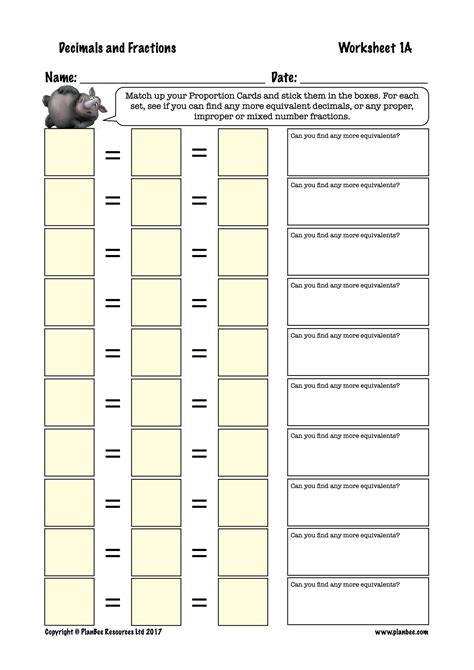 Equivalent Fractions Year 5 Lesson Packs Planbee