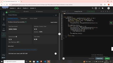 rohit kumar on linkedin geekstreak2024 gfg160 geeksforgeeks java coding learning dsa…