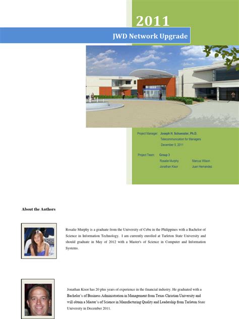 Network Design Project Proposal Part I 2 Pdf Computer Network