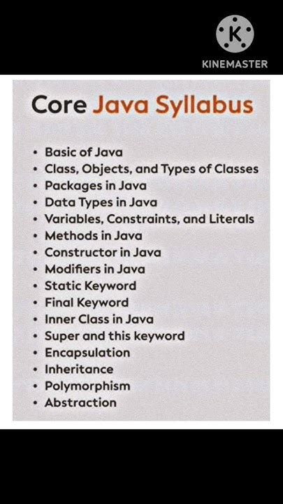java syllabus for placement java syllabus core java youtube