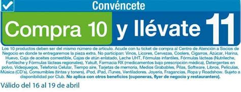 Compra 10 Y Llévate 11 En Sams Club Ganapromo
