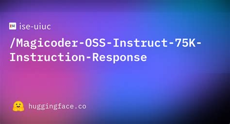 Ise Uiucmagicoder Oss Instruct 75k Instruction Response At Main