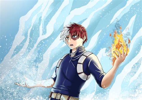 Shoto Todoroki My Hero Academia Fanart By Currentlyloading On Deviantart