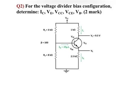 Solved Q1 Determine Ib Ic Ie Vbe Vce And Vcb In The