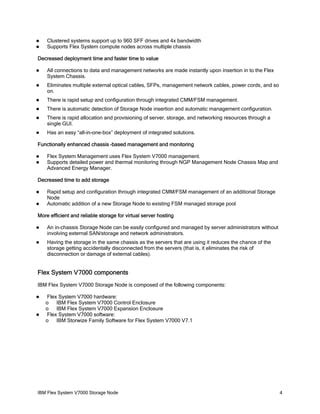 IBM Flex System V Storage Node PDF Data Storage And Warehousing Computing