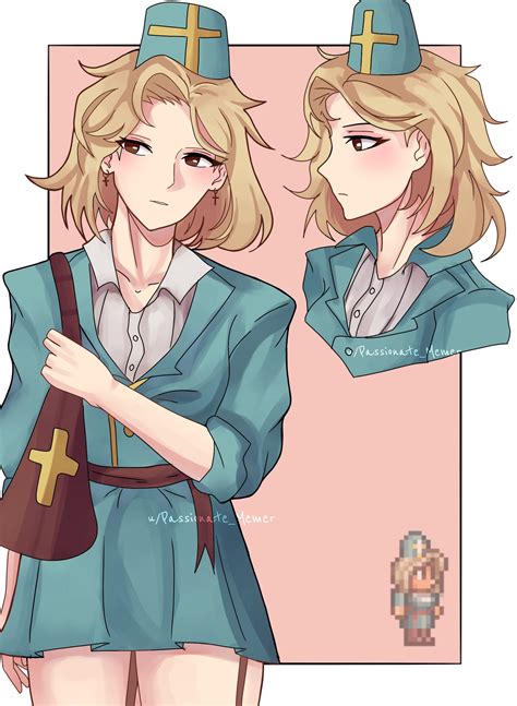 I Havent Made Terraria Fanart In A While So I Drew The Shimmer Nurse