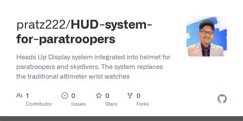 Github Pratz222hud System For Paratroopers Heads Up Display System Integrated Into Helmet