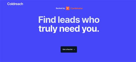 Launch Yc Coldreach Find Ready To Buy Leads By Monitoring Custom