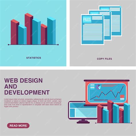 Premium Vector Seo Development Icon Set