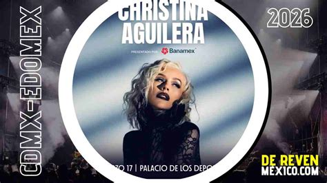 Christina Aguilera Cdmx 2026 Palacio Deportes