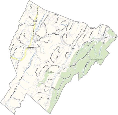 Hardy County Map West Virginia Us County Maps