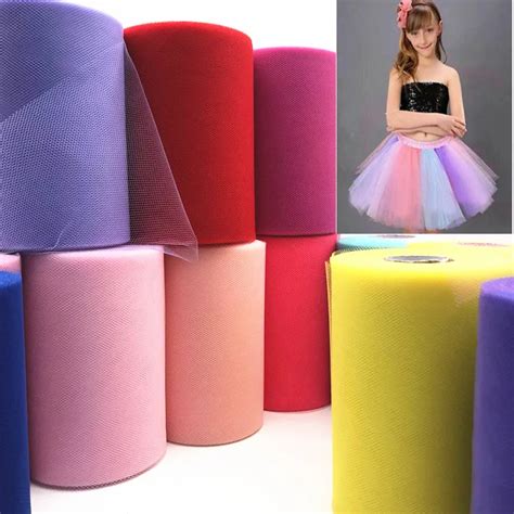 튤 롤 100 야드 15cm 오간자 레이저 공예 Diy 투투 스커트 베이비 샤워 패브릭 웨딩 장식 생일 파티 용품파티 Diy 장식품 Aliexpress