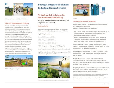 PDF AI Enabled IoT Solutions For Environmental Monitoring