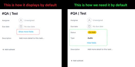 Expand Show Inherited Fields Custom Field Option By Default In Subtasks Product Feedback