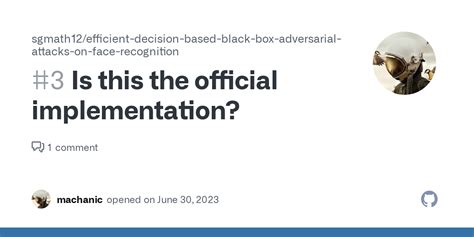 Is This The Official Implementation · Issue 3 · Sgmath12efficient Decision Based Black Box