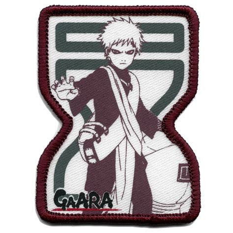 Naruto Gaara Patch Sand Village Ninja Symbol Sublimated Iron On Patch Collection