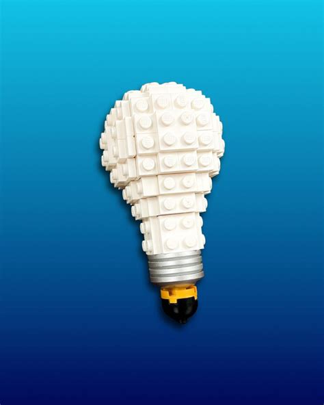 Lego Moc Lightbulb By Vividbricks Rebrickable Build With Lego