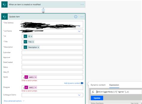 Updating A Column In A Sharepoint List Using Flow Power Platform