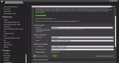 Aws Gamekit Plugin For Unreal Engineを使ってみた Developersio