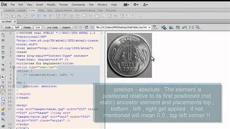 Dreamweaver Cs 6 Tutorial Very Important Css Properties Beginners