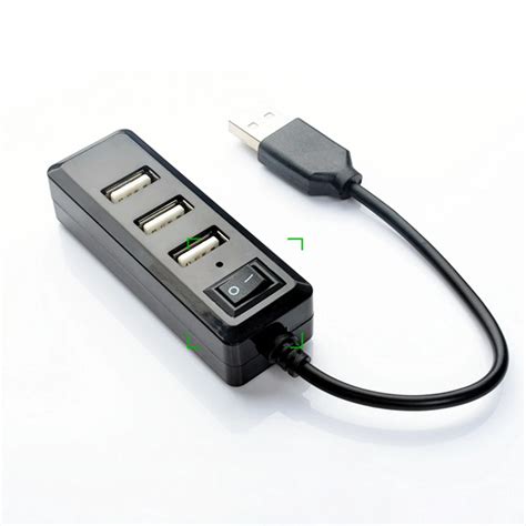 4 Port USB 2 0 Hub Splitter High Speed External Extension 480Mbps Splitter Expansion Desktop USB