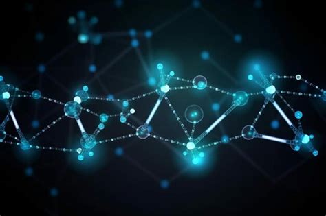 Premium Photo Science Molecular Structure Close Up Background