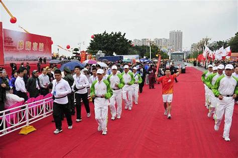 潮流火炬风雨中揭阳传递