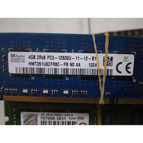 Ram Ddr3 Desktop Pc 4gb 1600fsb 12800u And 1333fsb 10600u Used Shopee Malaysia