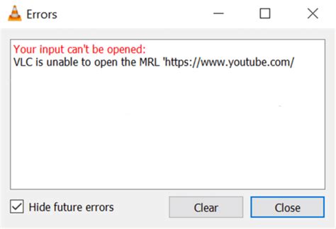 how to fix vlc input can t be opened error on windows 11