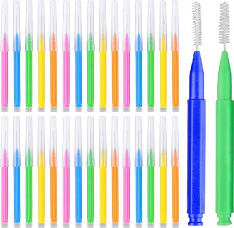 Annhua 50 Pcs Interdental Brushes Floss Brush Braces Brush