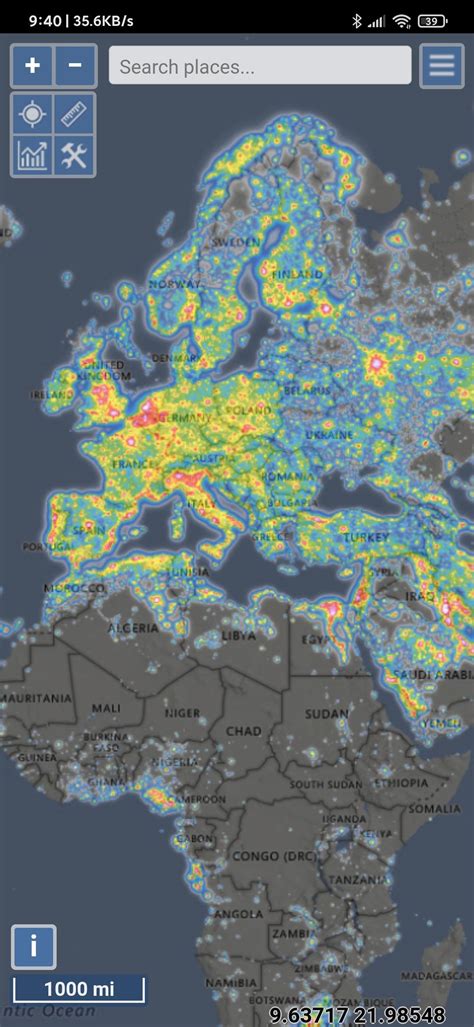 Light Pollution Map Latest Version 1122 For Android