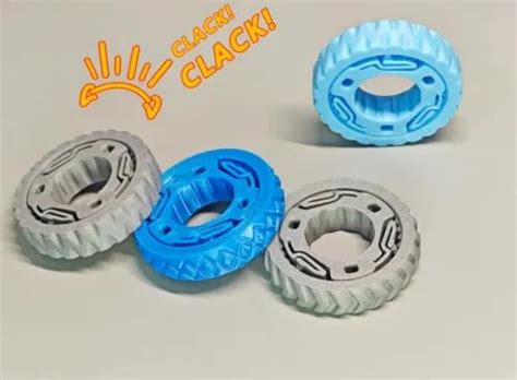 Stl Print In Place Fidget Toy Ring 3d Printable Stress Relief Ring