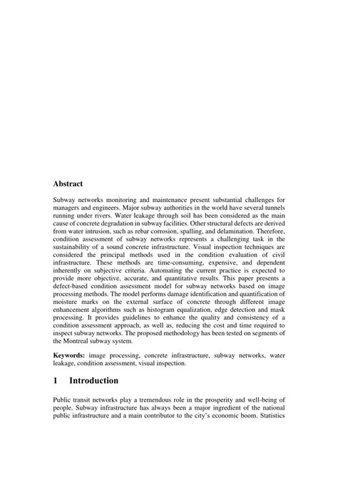 Pdf Automated Recognition Of Surface Defects In Subway Systems